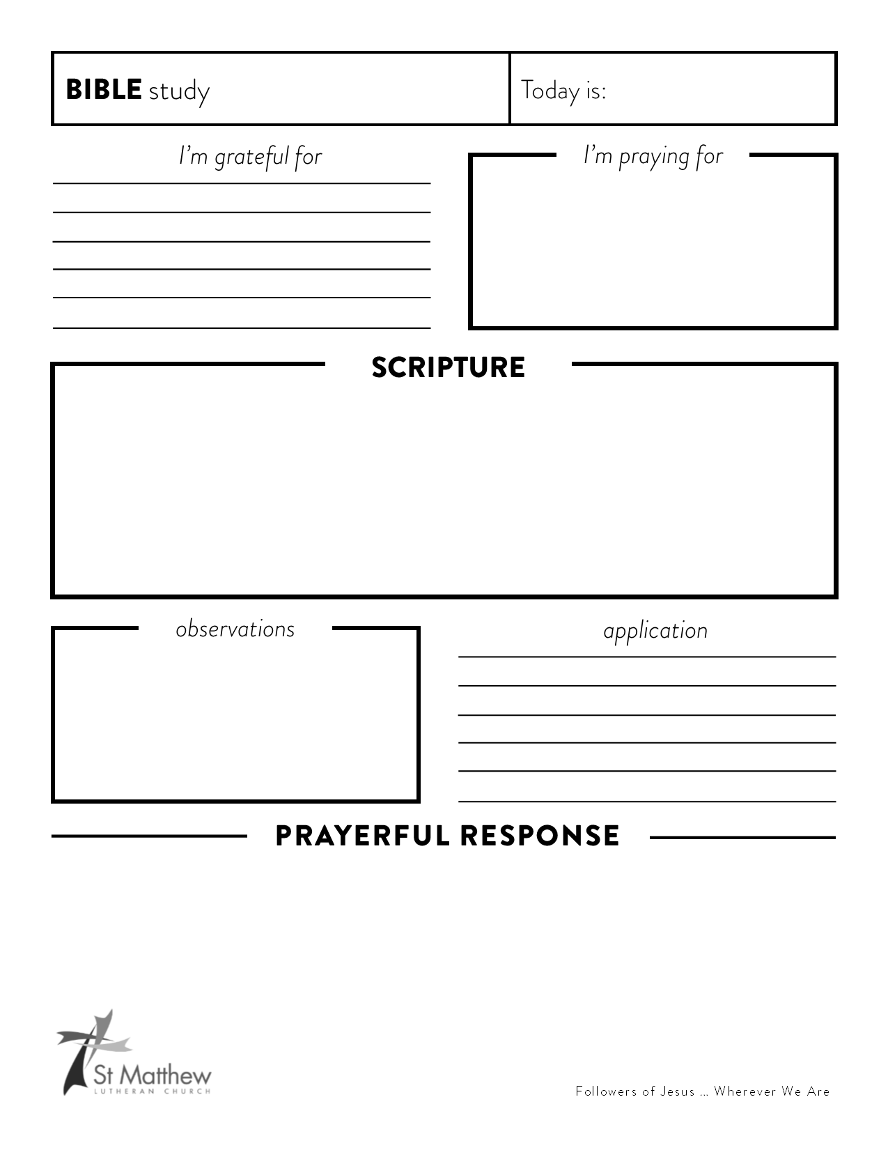 Printable Soap Bible Study Template Printable Word Searches